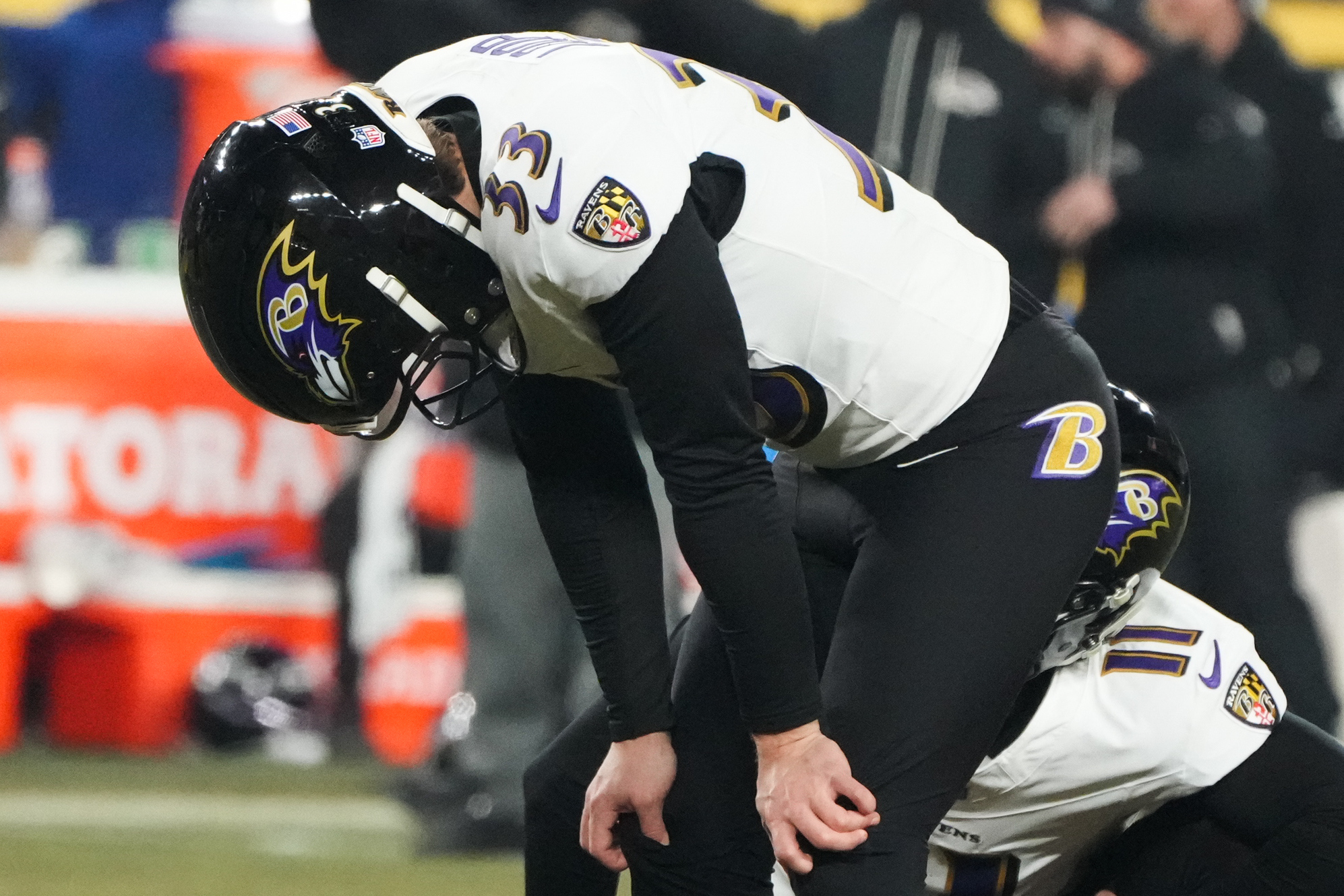 Season of the kicker unravels with missed field goal sending Ravens ...