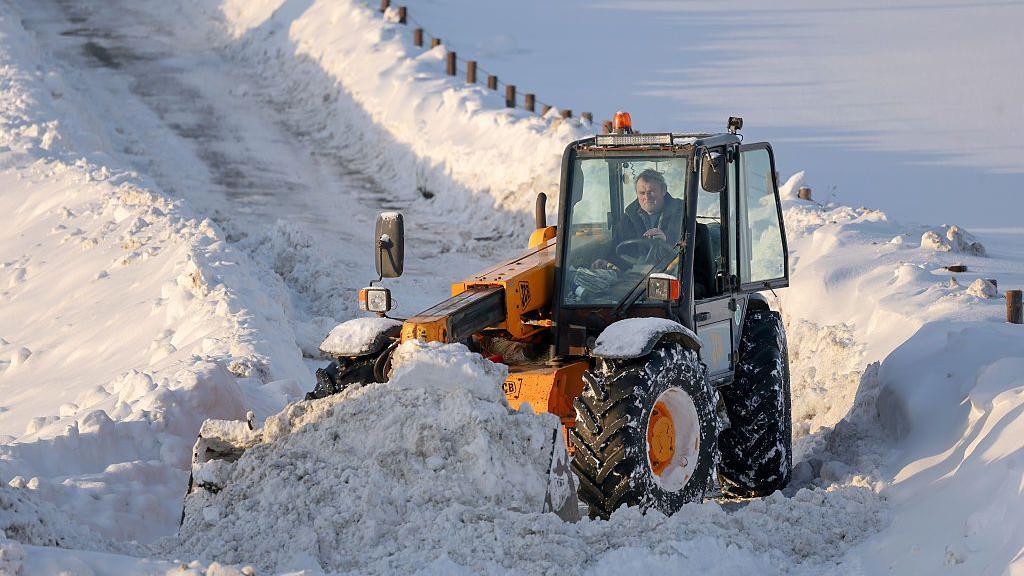 Snow and ice causes school closures as new Storm Goretti warnings ...