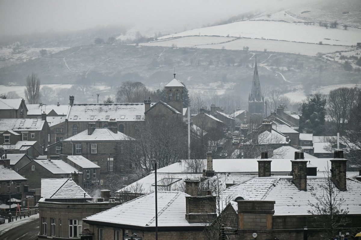 Snow and ice warnings for most of UK ahead of first named storm of the year