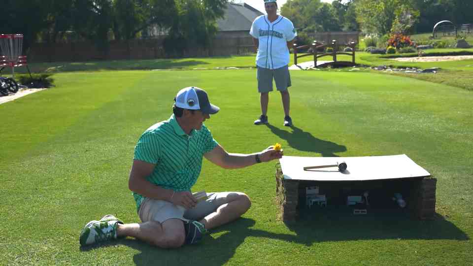 Can a grass block house survive a hail storm?