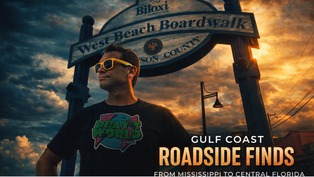 Gulf Coast roadside finds from Mississippi to Central Florida