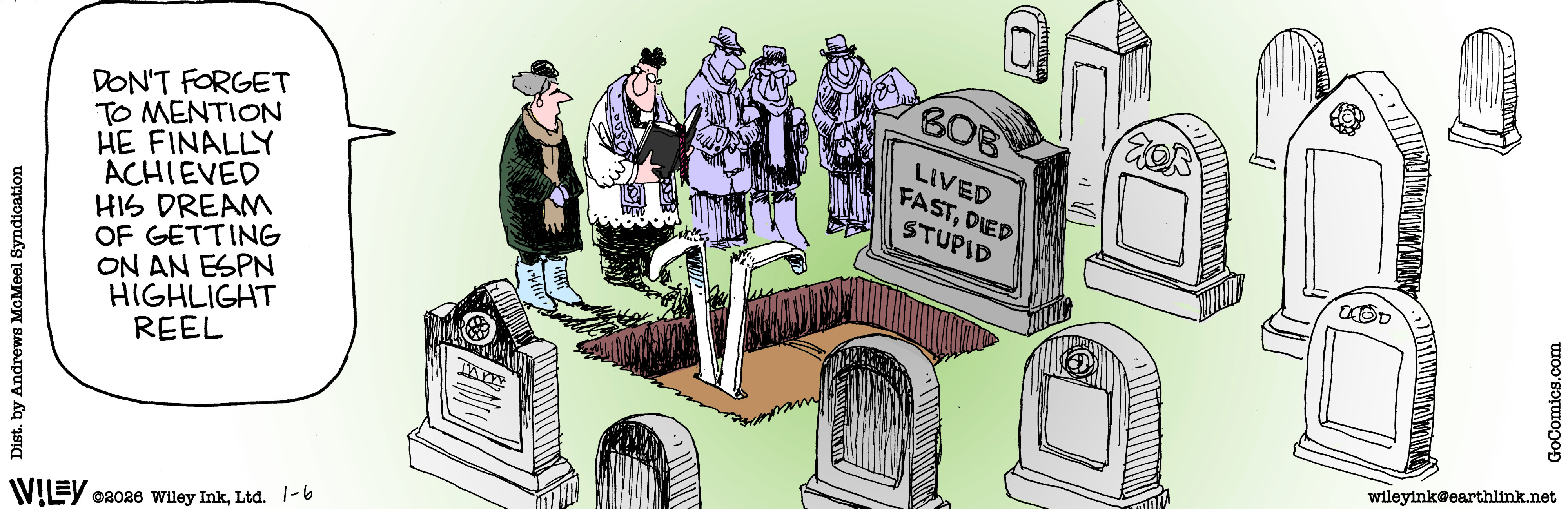 Non sequitur by Wiley Miller