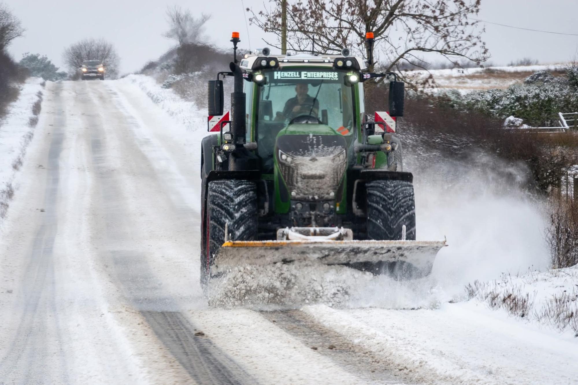 Northumberland freeze: Weather warning as snow, sleet and hail showers ...