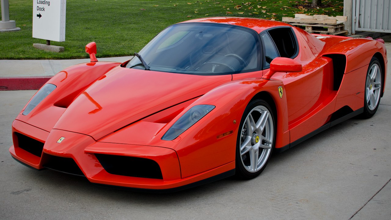 2002 Ferrari Enzo: First Ferrari halo built around carbon fiber