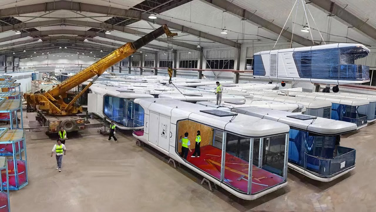Exploring China's cutting-edge capsule house factory