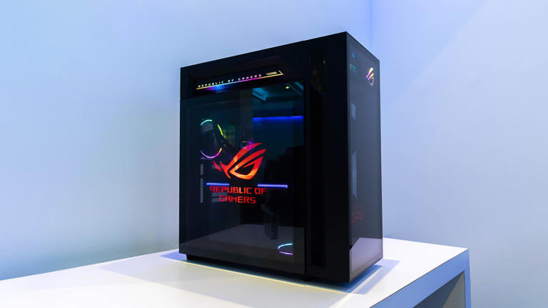 I saw a holographic future in the side panels of this wild Asus ROG ...
