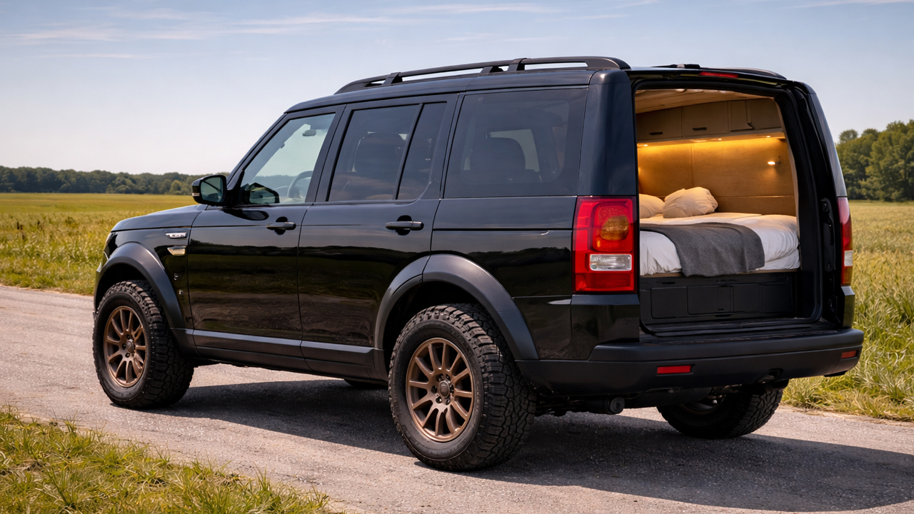 Turning a cheap Land Rover into a camper
