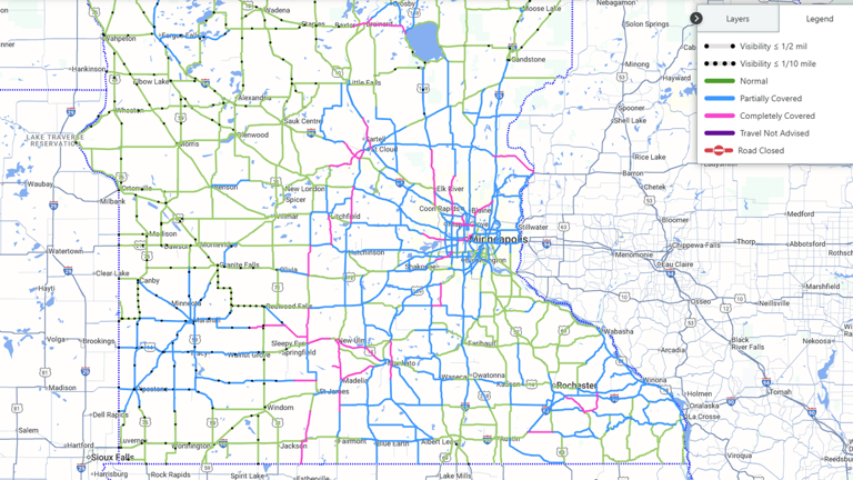 MN weather: Slick morning on Twin Cities roads