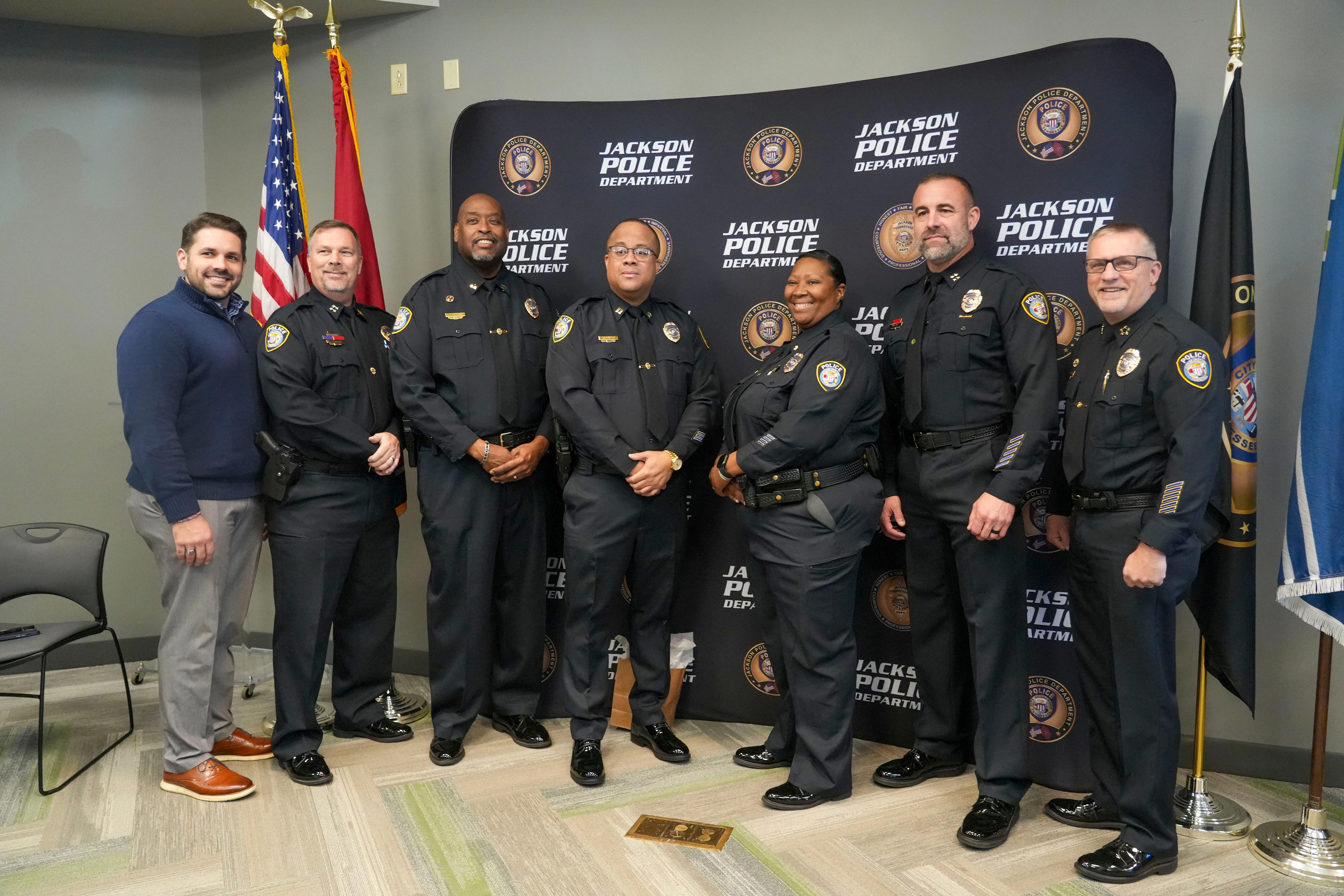 Jackson Police Department honors 4 officers with promotions
