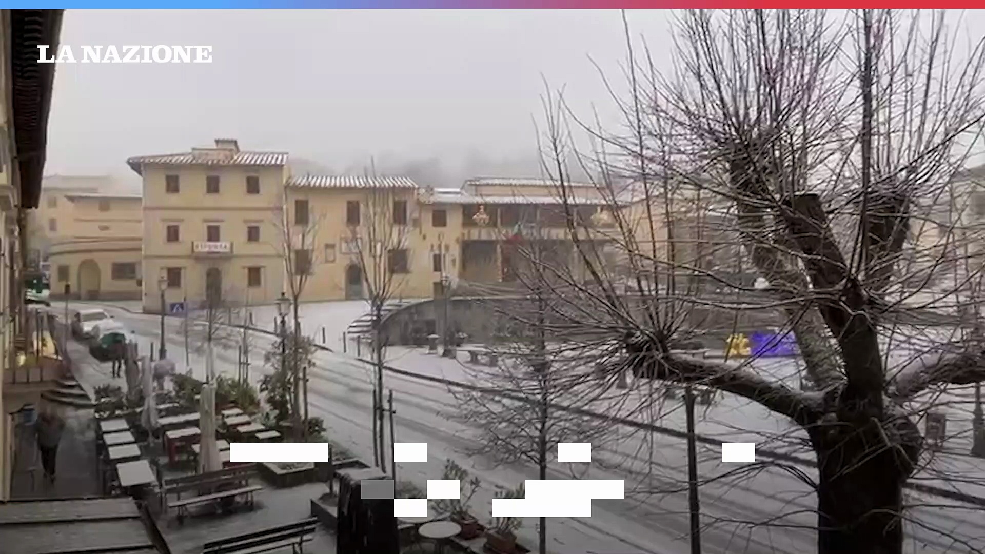 Fiesole imbiancata dalla neve