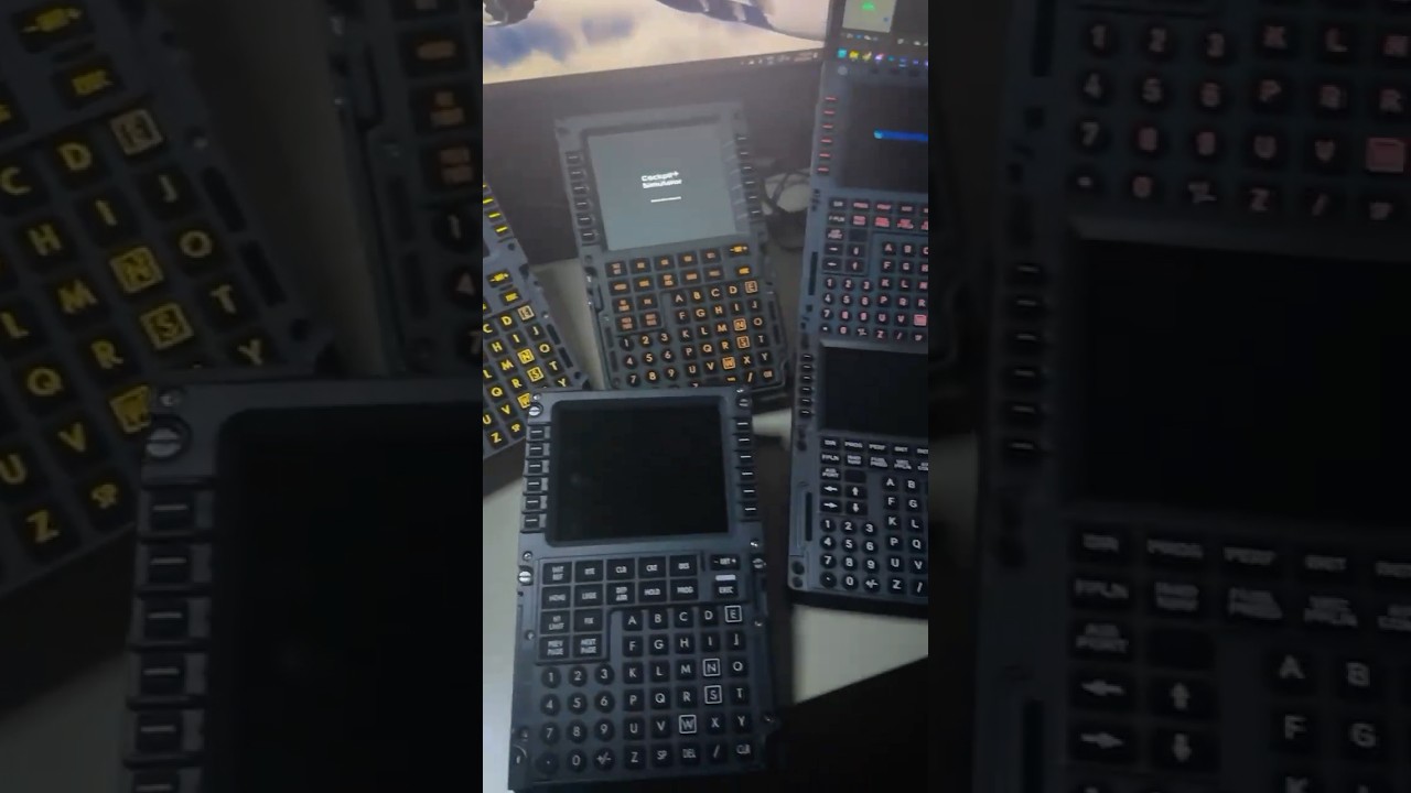 My flight simulator CDU collection