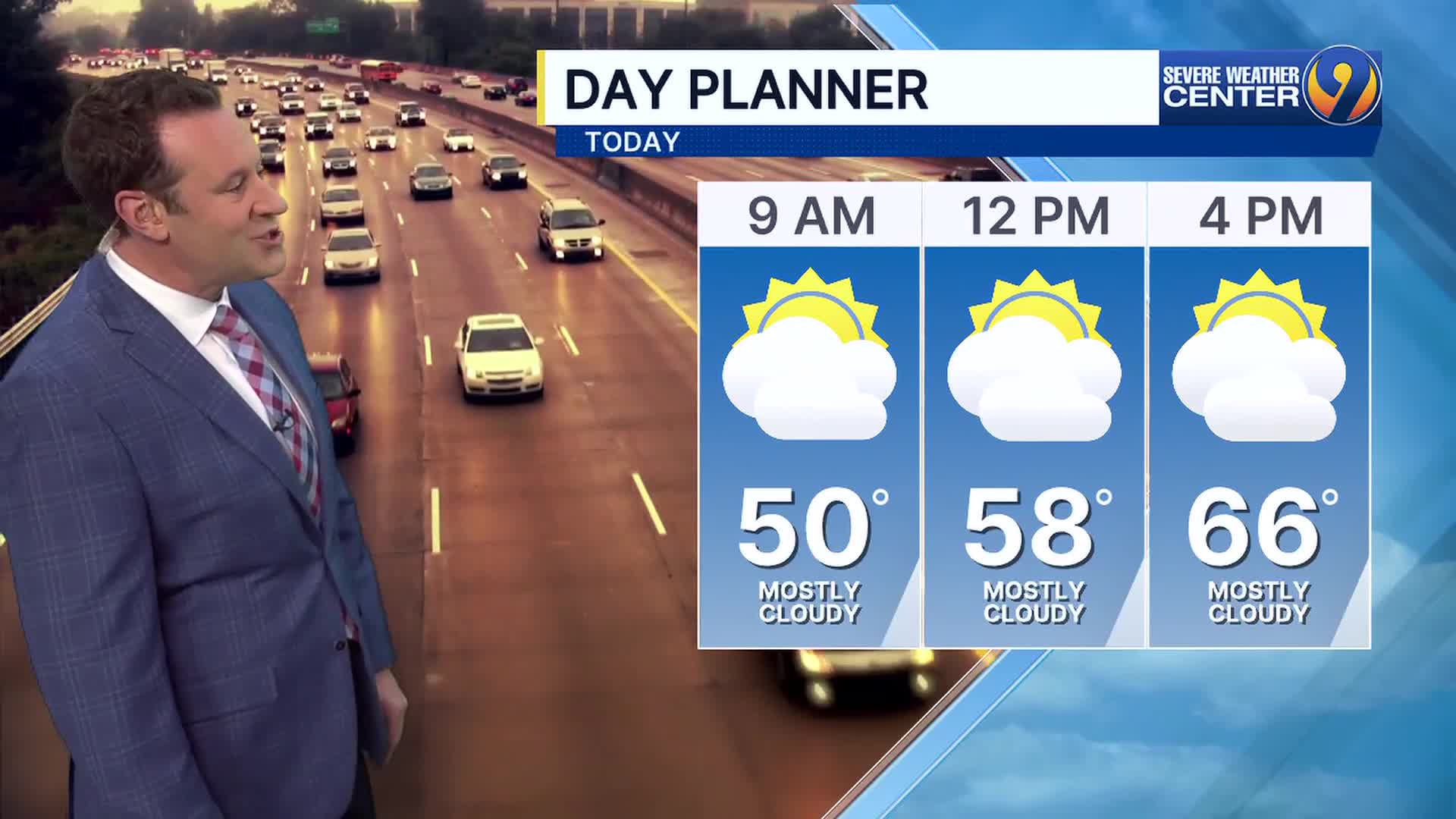 Forecast: Sunshine and warmer temps today, rain on the way Saturday