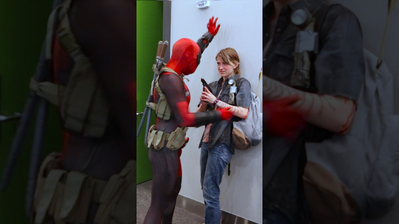 Maybe Deadpool isn't Ellie's type #deadpool #thelastofus #cosplay