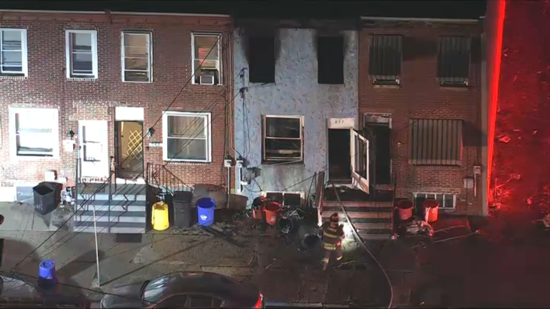 Firefighter injured responding to Camden house fire, officials say