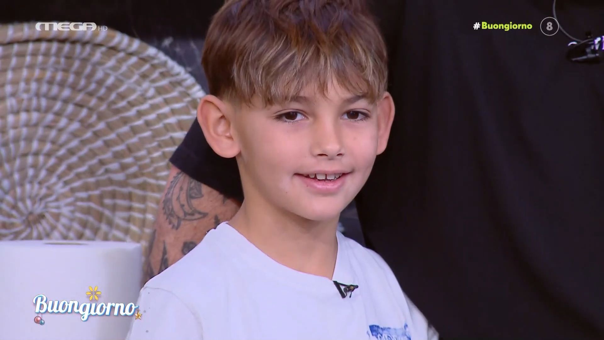 Ο γιος του Δημήτρη Σκαρμούτσου στο «Buongiorno»