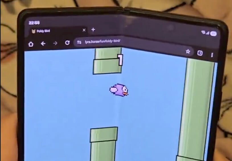 Foldy Bird : ce jeu insolite va détruire l’écran de votre smartphone ...