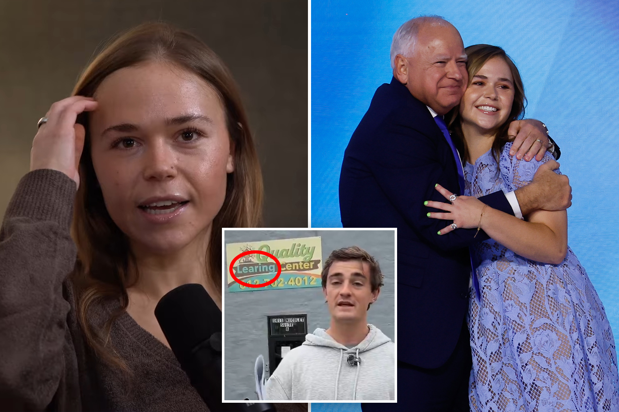 Tim Walz’s daughter Hope speaks out after he drops out of Minnesota ...