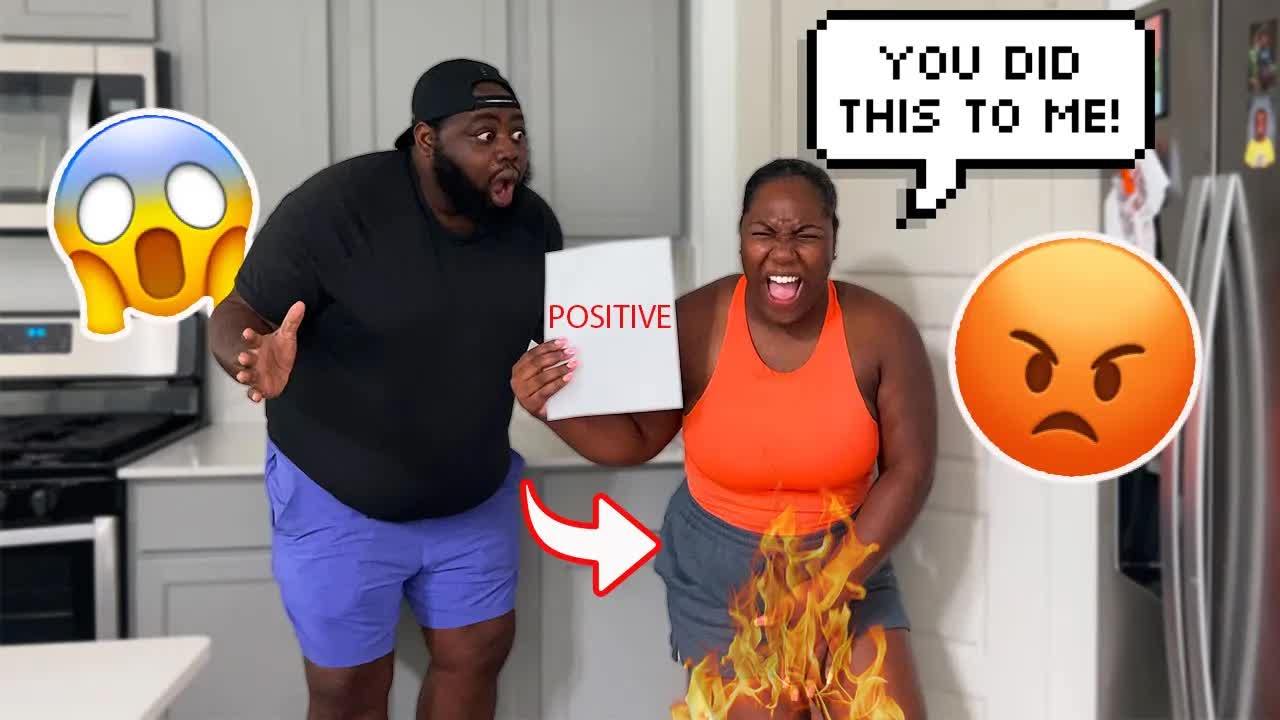 You burnt me prank on husband *hilarious reaction*