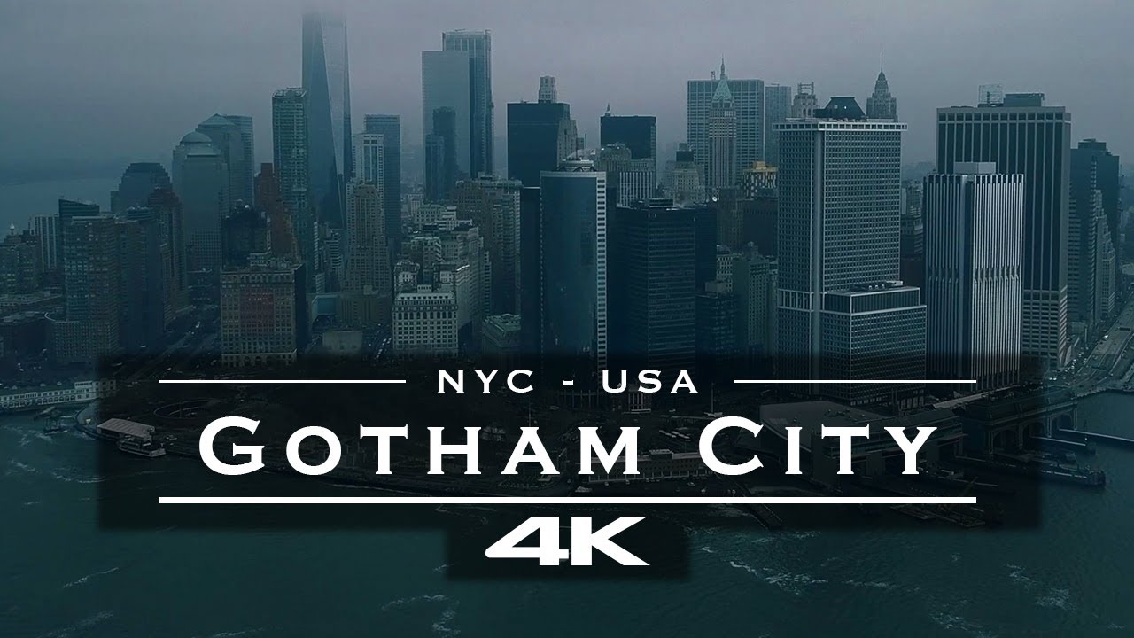 Gotham City from above: Stunning 4K drone tour of Batman’s home
