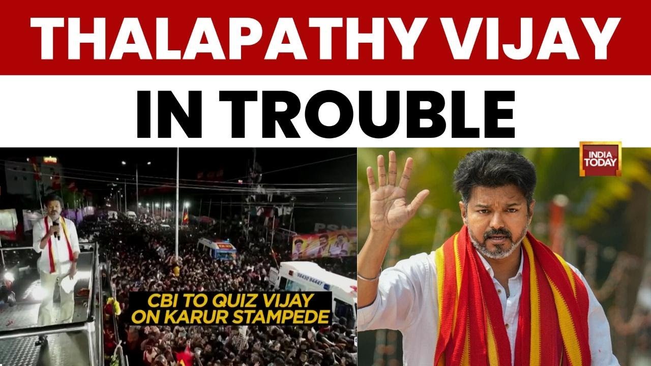 Karur tragedy probe: CBI summons actor-politician Vijay in Karur ...