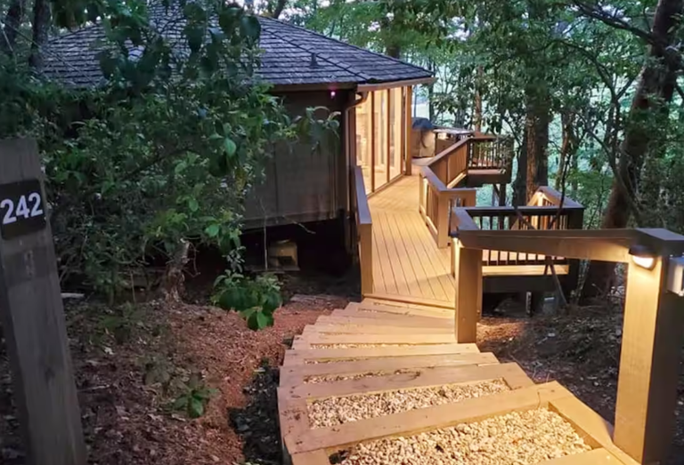 These are the 5 best Airbnb rentals in GA. One is a cabin that is all ...