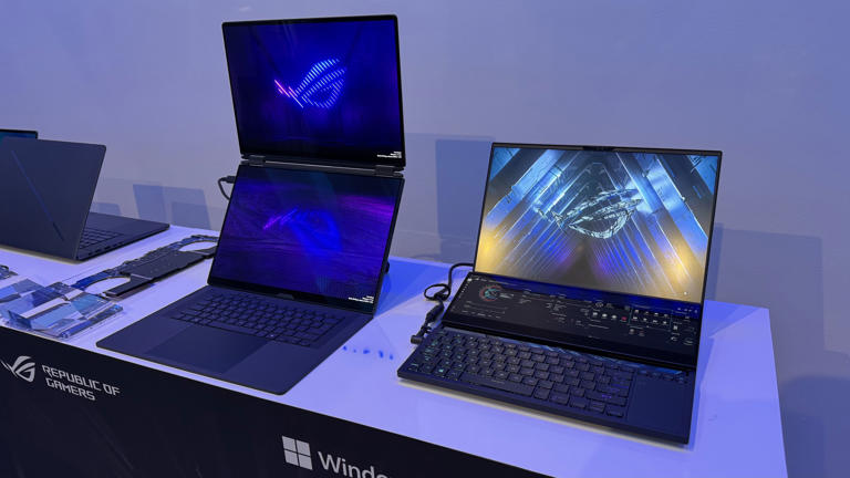 CES 2026: Asus' new gaming laptop looks like a gigantic Nintendo DS