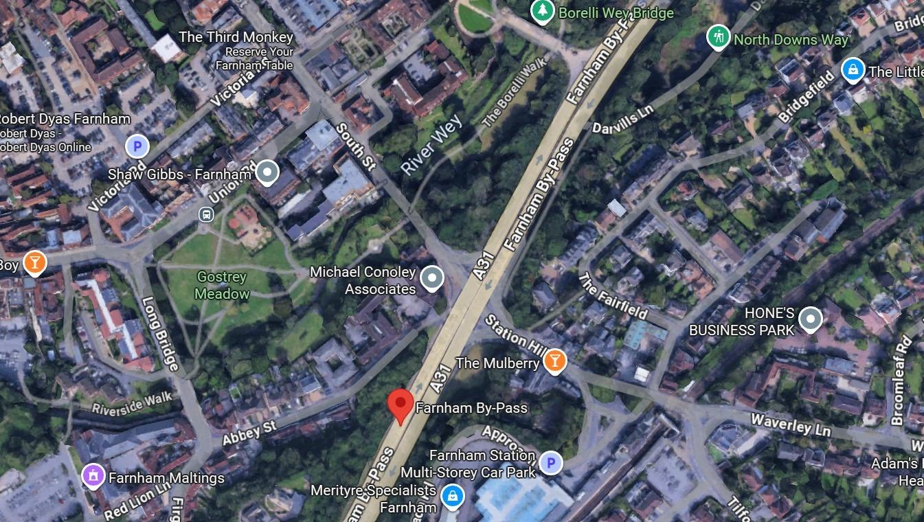 Pedestrian dies after car crash on New Year's Day in Farnham