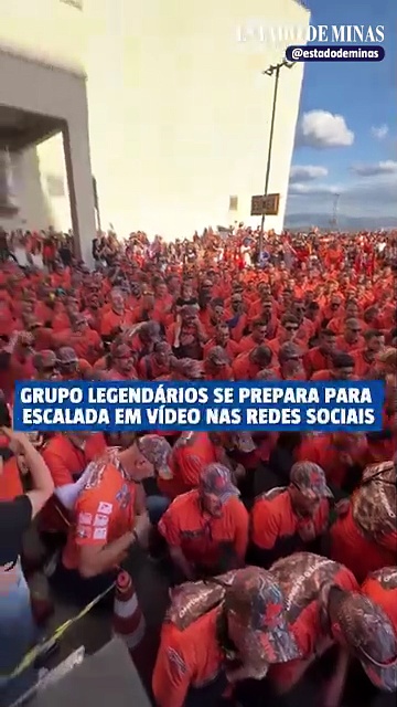 Grupo Legendários se prepara para escalar montanha em vídeo nas redes ...