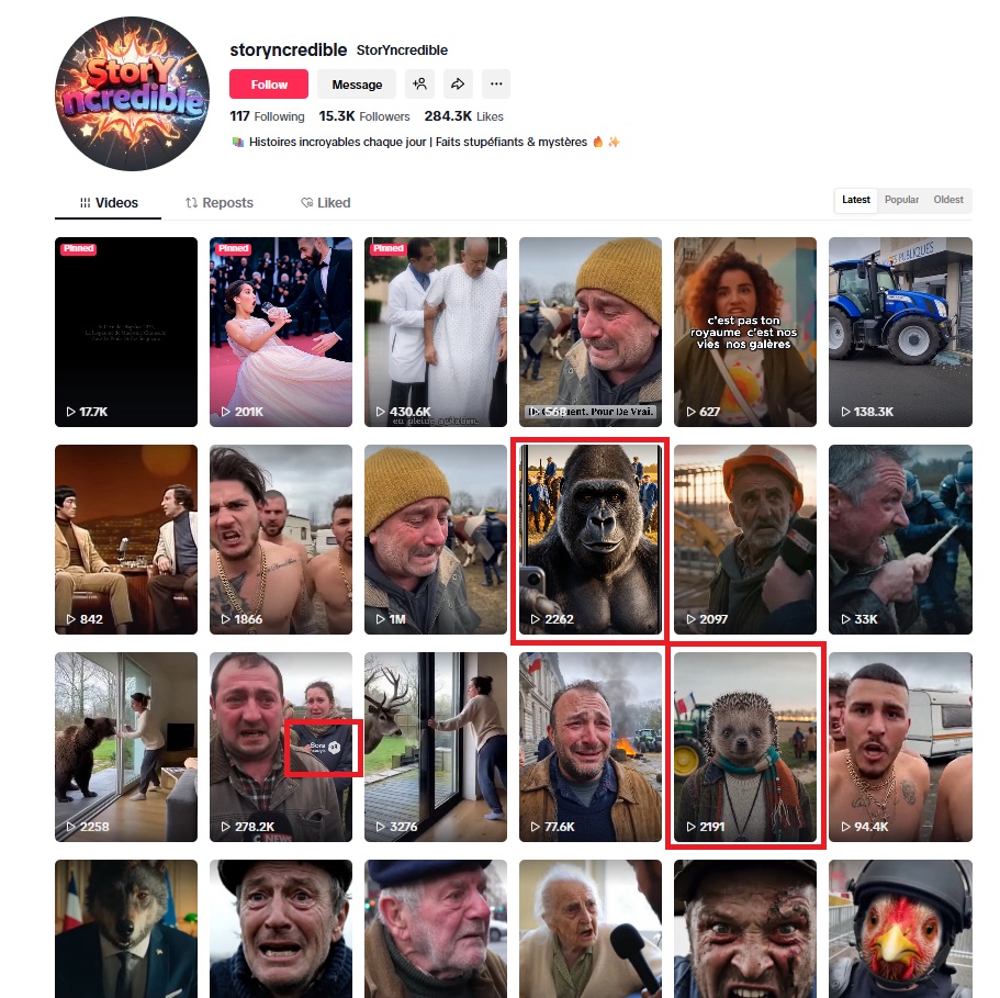 Videa plačících francouzských farmářů jsou dílem umělé inteligence