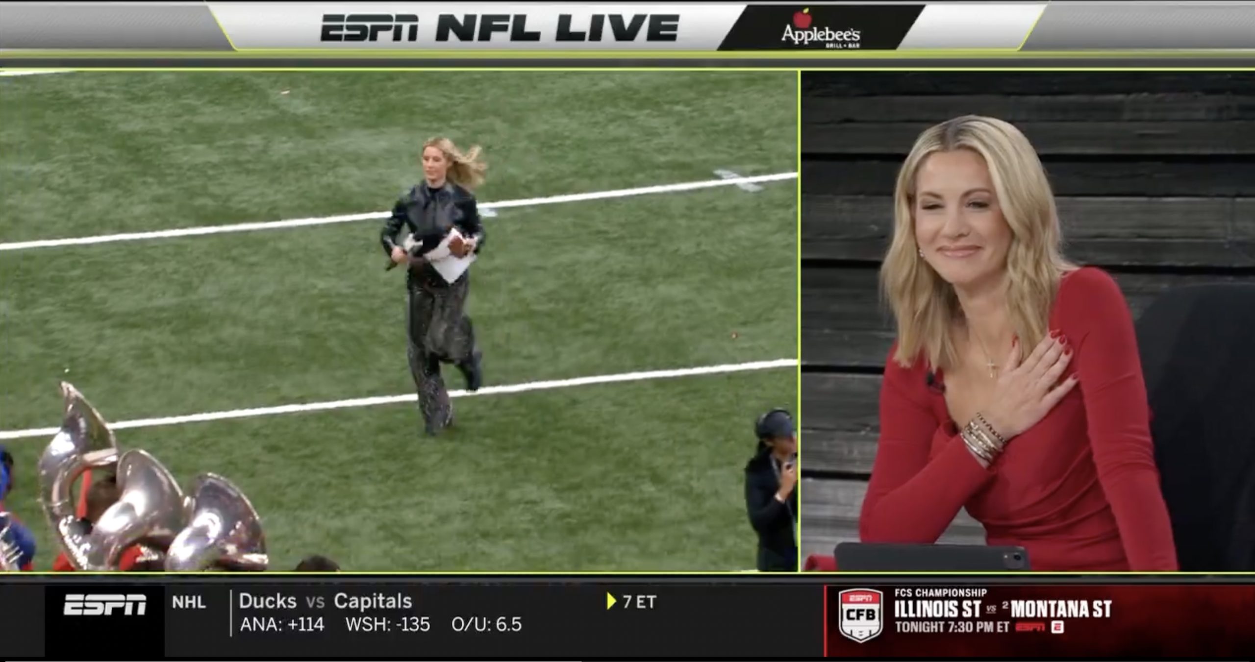 Chris Berman honors Laura Rutledge with amazing commentary