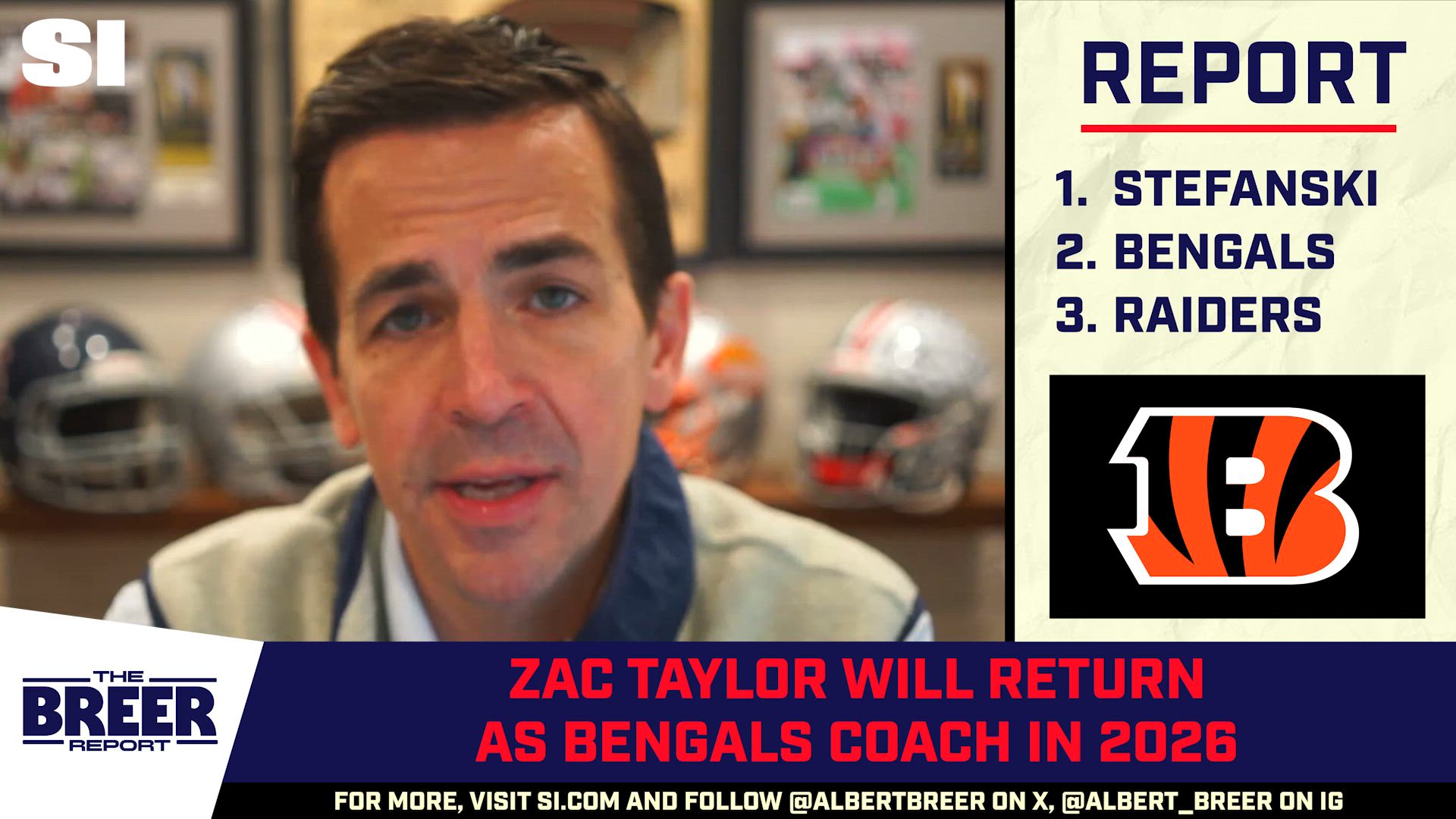 Albert Breer on Stefanski’s firing, Taylor stays in Cincy, what’s next ...