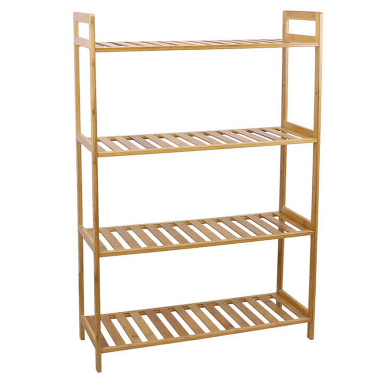 Wayfair has a 'sturdy' and 'stylish' 4-tier storage shelf on sale for $40