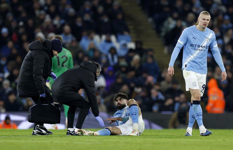 Soccer - Man City suffer defensive blow as Dias ruled out for weeks ...