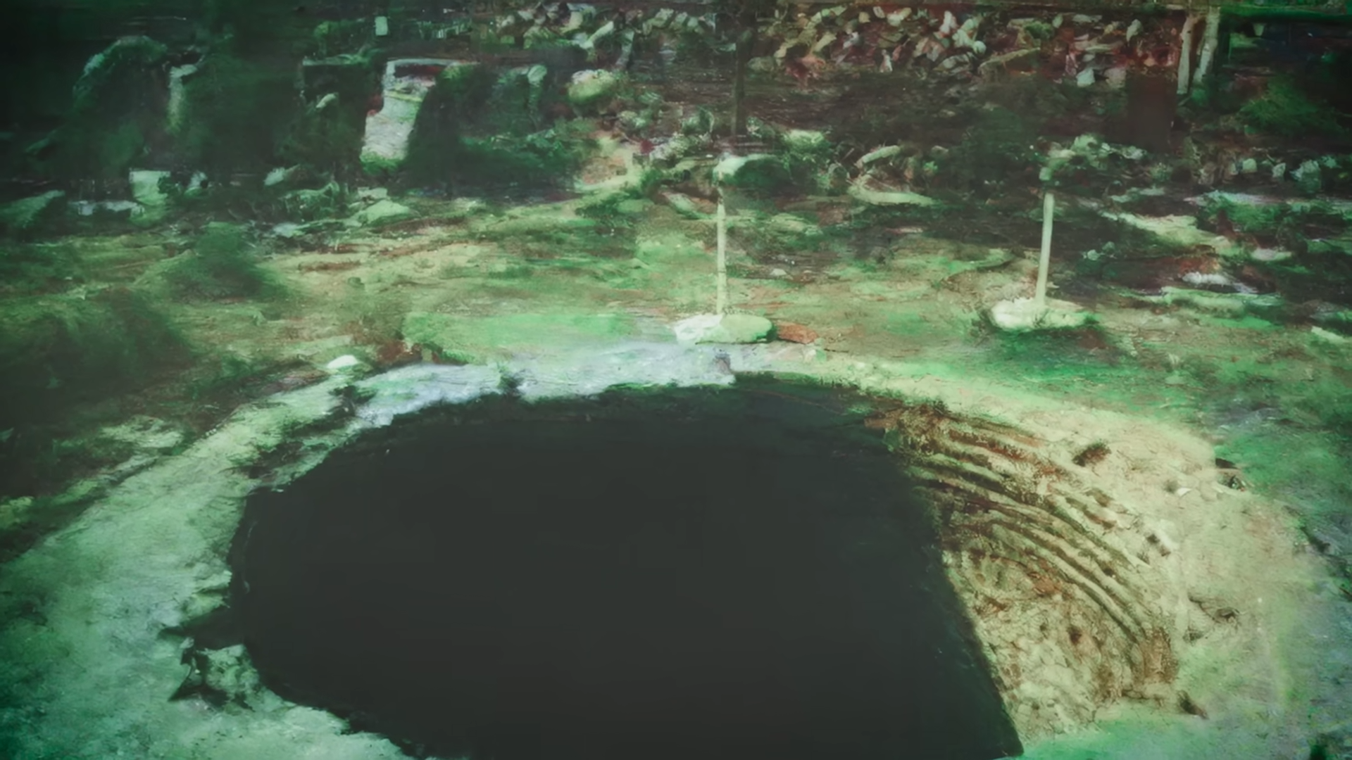 Nothing we dropped ever landed - why the bottom was never reached