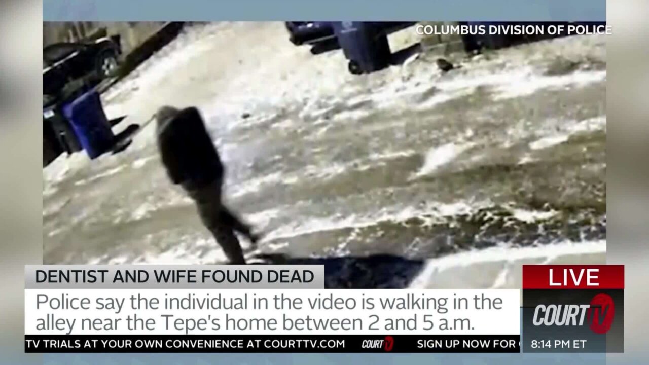 Person of interest in Tepe murders seen in surveillance video