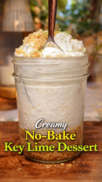 Creamy no-bake key lime dessert