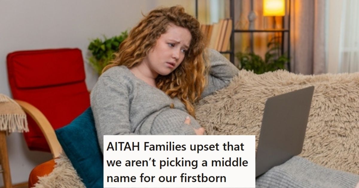 New mom isn’t giving her child a middle name, and several people in the ...