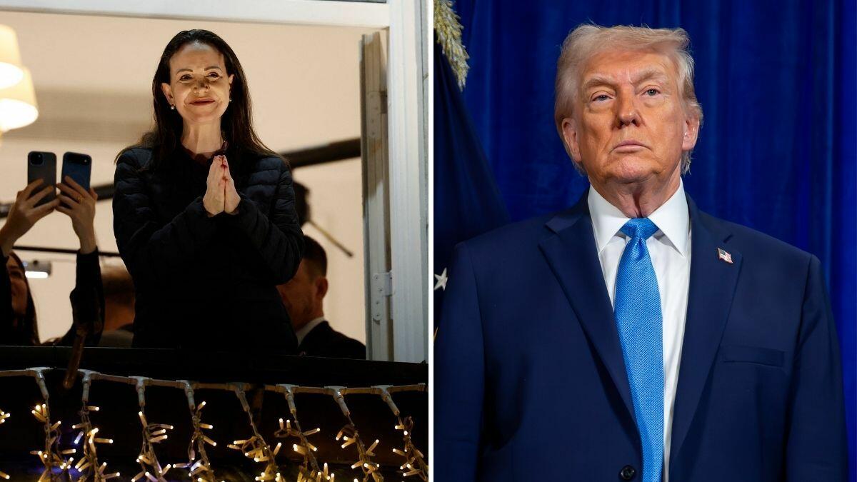 Venezuelan opposition leader says she'd give Nobel Prize to Trump