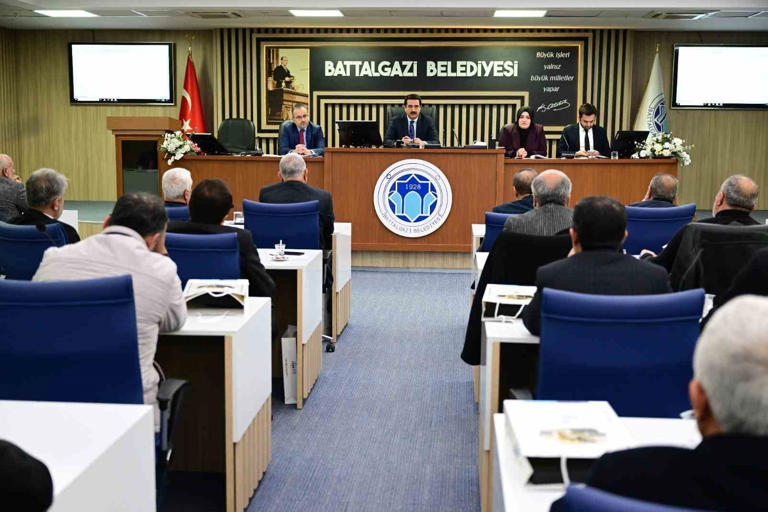 Battalgazi Belediye Meclisi 2026 yılı ilk toplantısını gerçekleştirdi