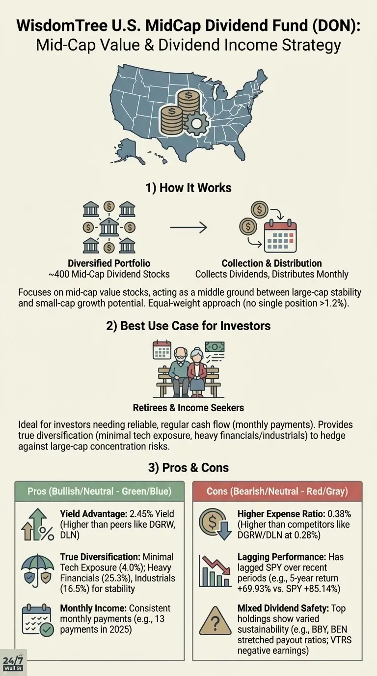 This forgotten mid-cap dividend ETF returned 70% in 5 years while ...