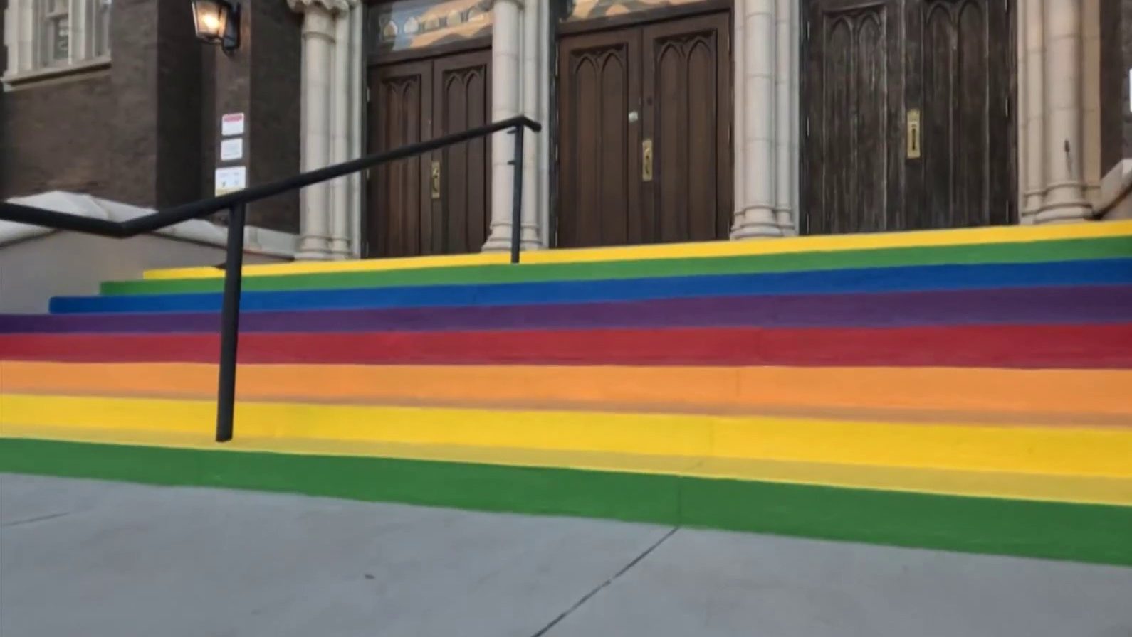 Dallas Landmark Commission greenlights church rainbow steps art ...