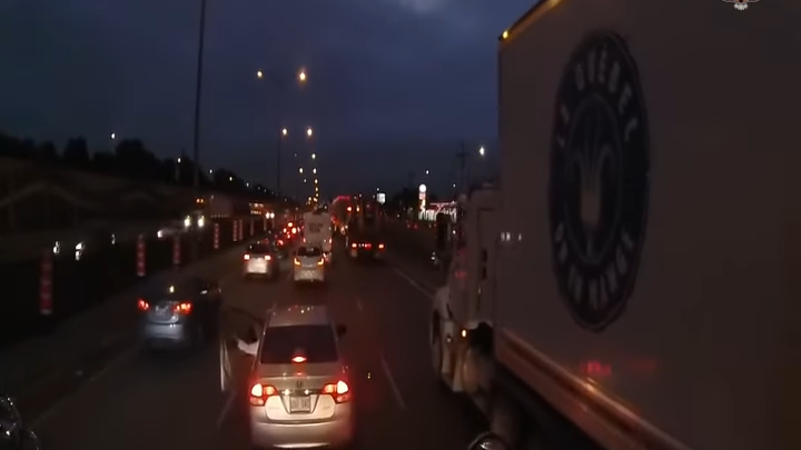 A split-second decision caused a chain reaction