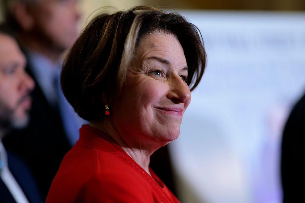 All eyes now on US Senator Amy Klobuchar who is rumored to be gearing ...