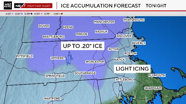 Ice and freezing rain could cause major problems on Massachusetts roads ...