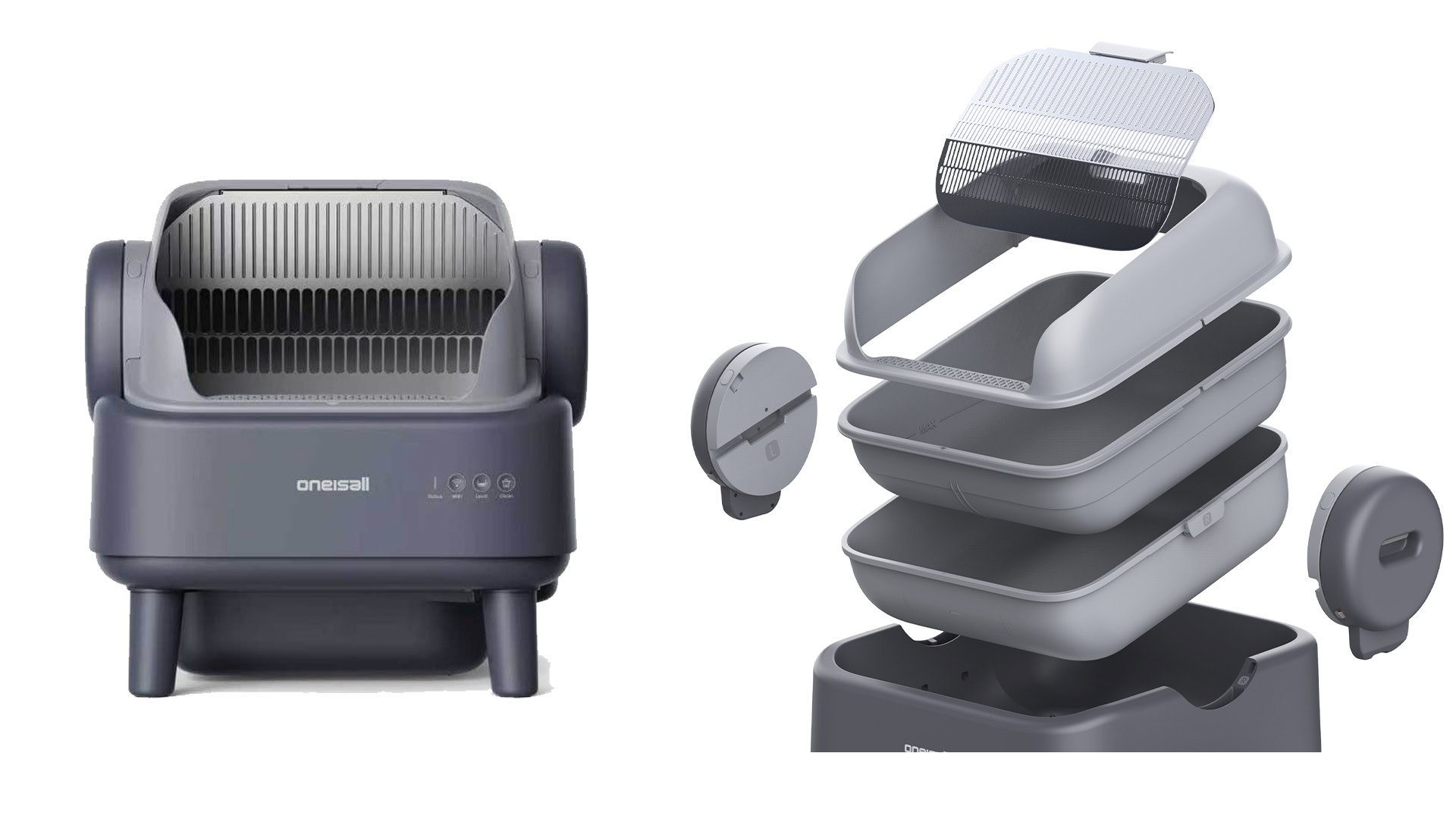 Oneisall’s new automatic litter box aims to make cat cleanup effortless