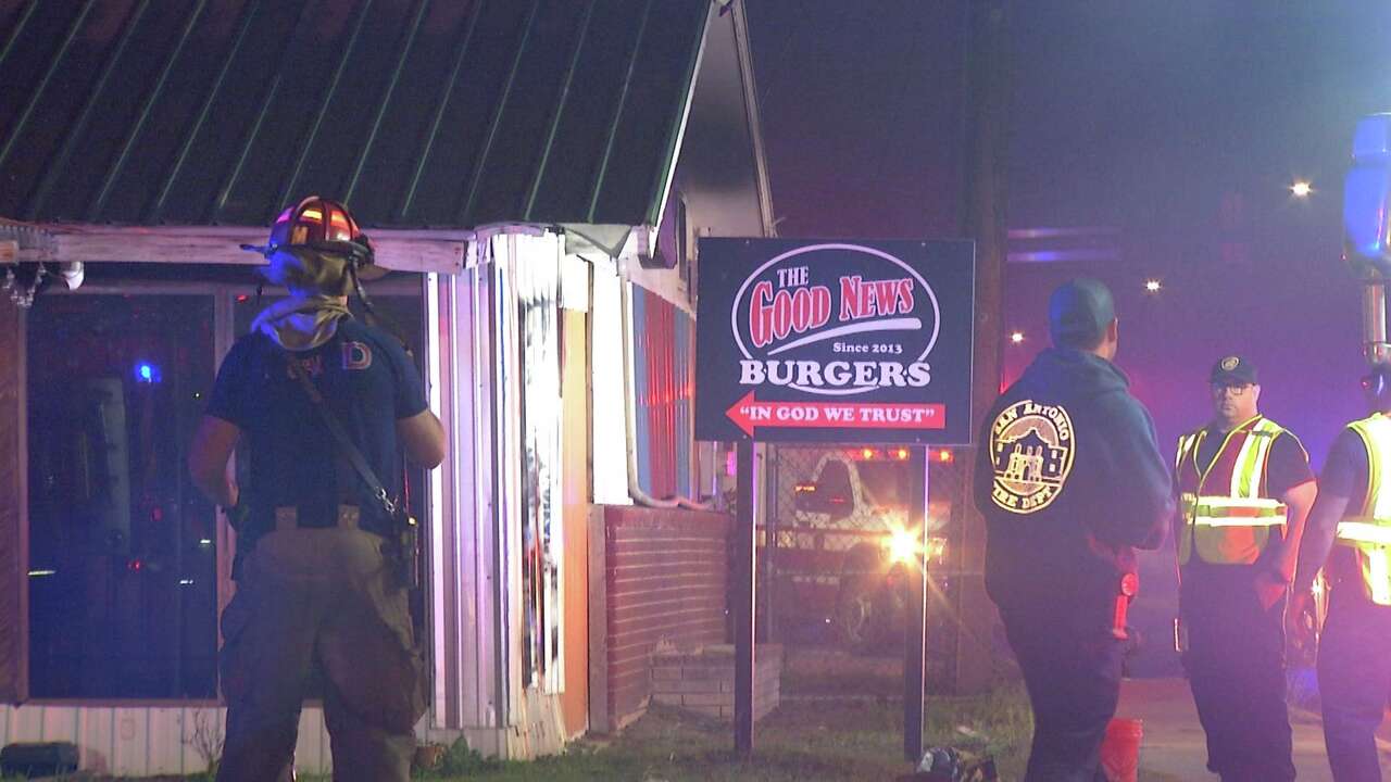 Fire under investigation after blaze damages San Antonio burger joint