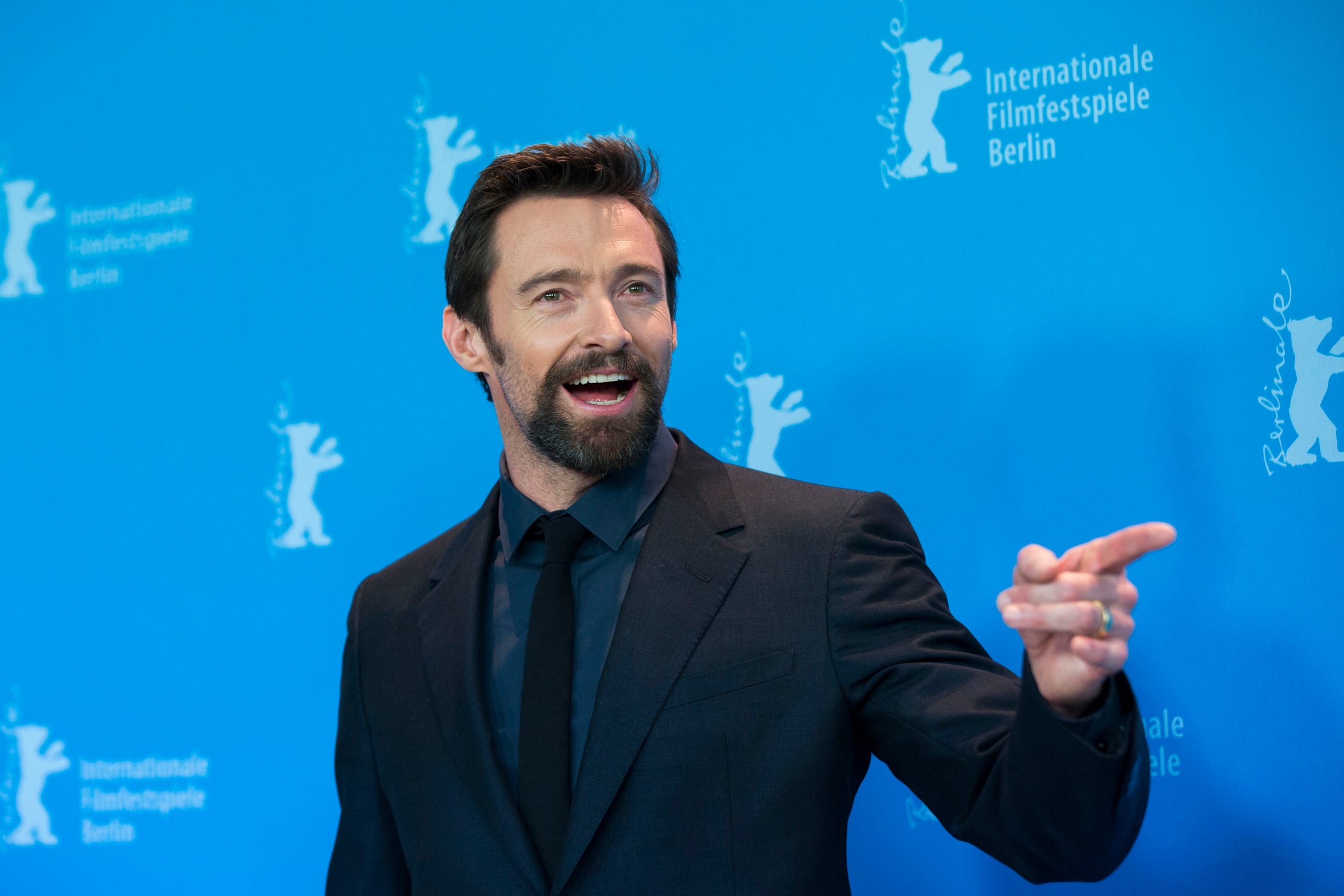 Hugh Jackman transforms into old, graying Robin Hood