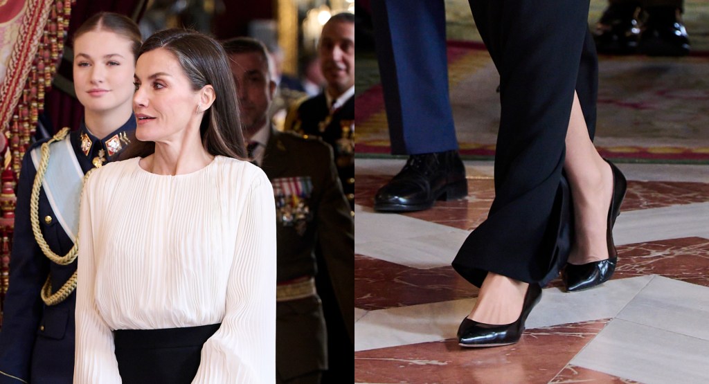 Queen Letizia sticks with kitten heels for Pascua Militar ceremony in ...