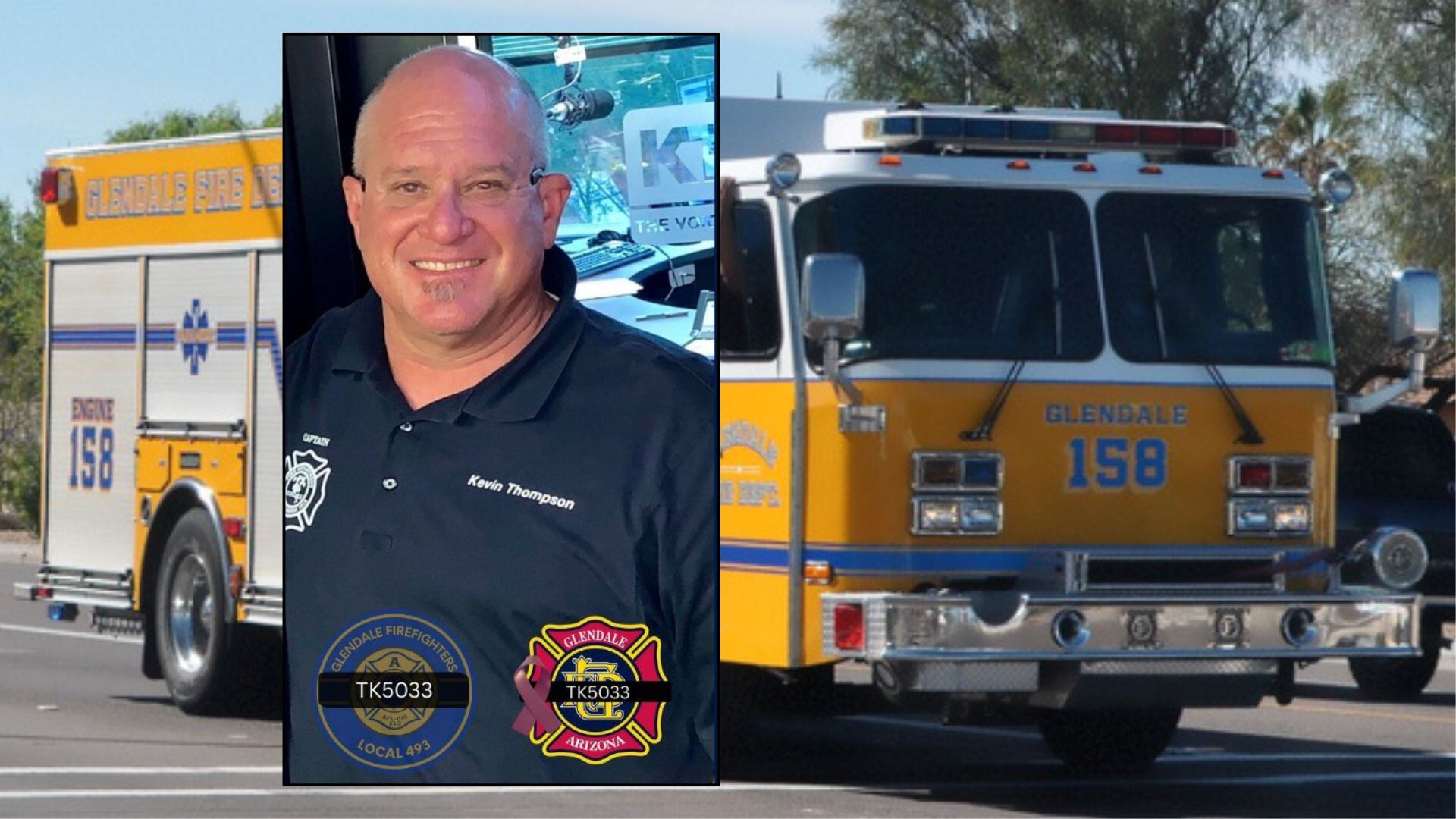 Memorial held for Glendale fire captain who fought for firefighter ...