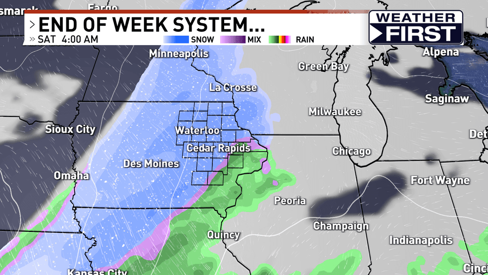 Double trouble: Two weather systems bring rain and snow this week